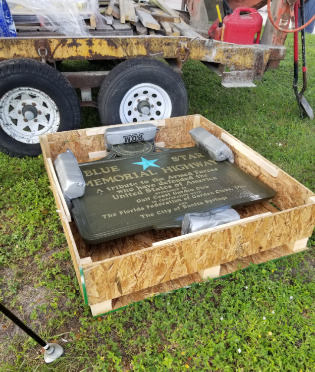 Blue Star Marker Evidence | Gulf Coast Garden Club